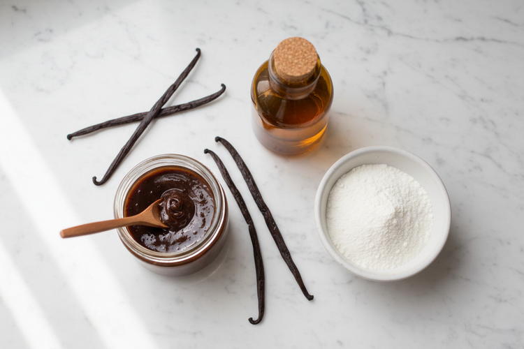 Vanilla Paste vs Extract vs Powder (Exact Substitution Chart) – Dadora ...